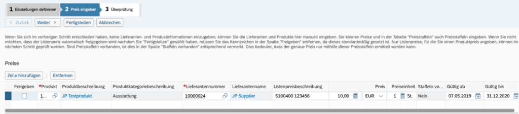 Erstellung und Nutzung von Listenpreisen in SAP Business ByDesign ...